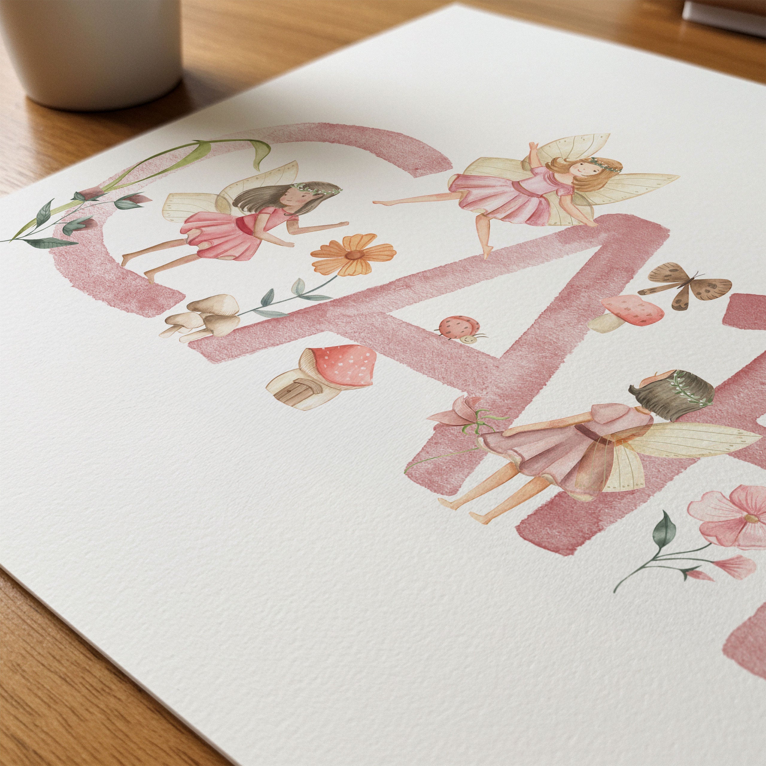 Girls Nursery Wall Art Prints | Kids Prints Australia – The Kids Print ...