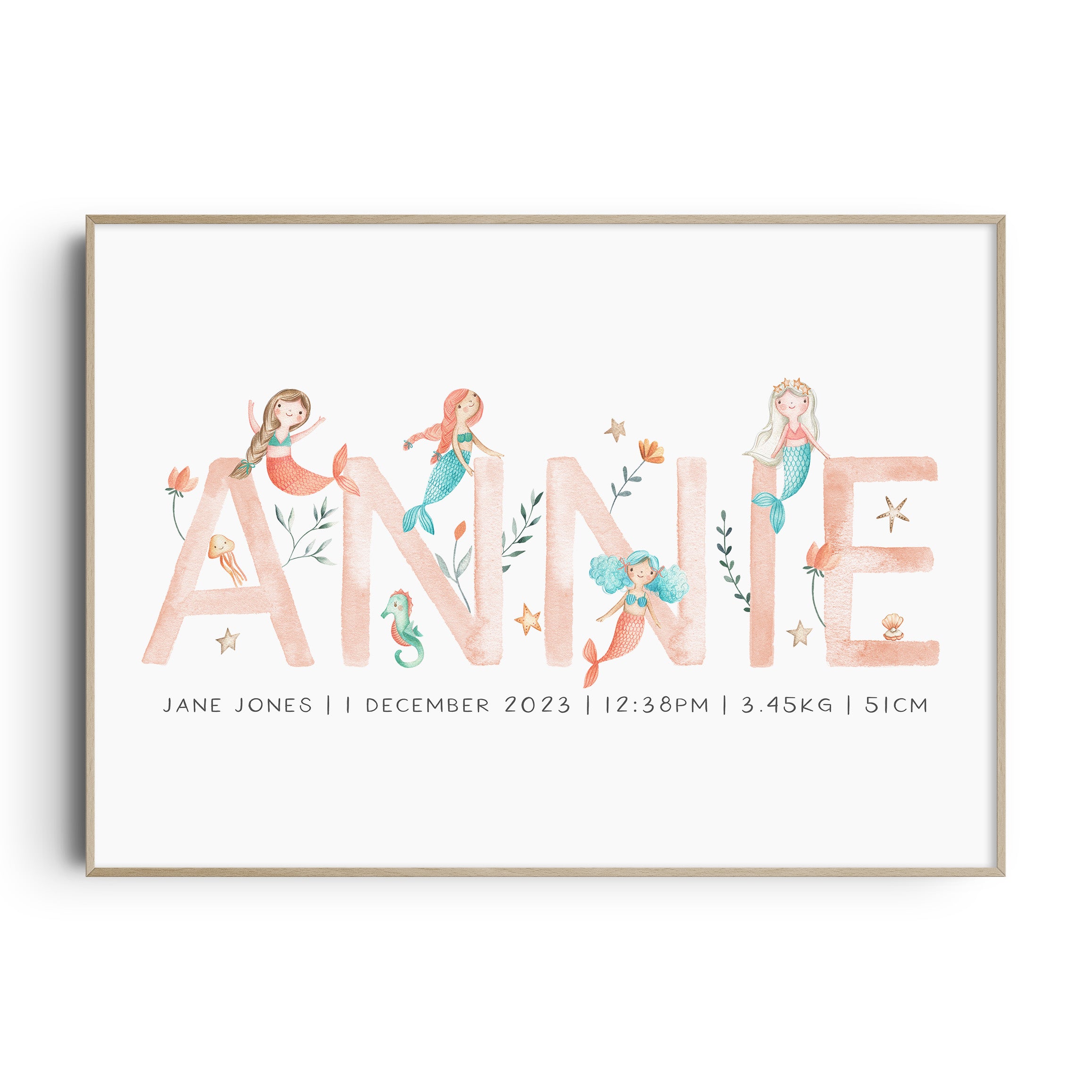Girls Name Prints – The Kids Print Store