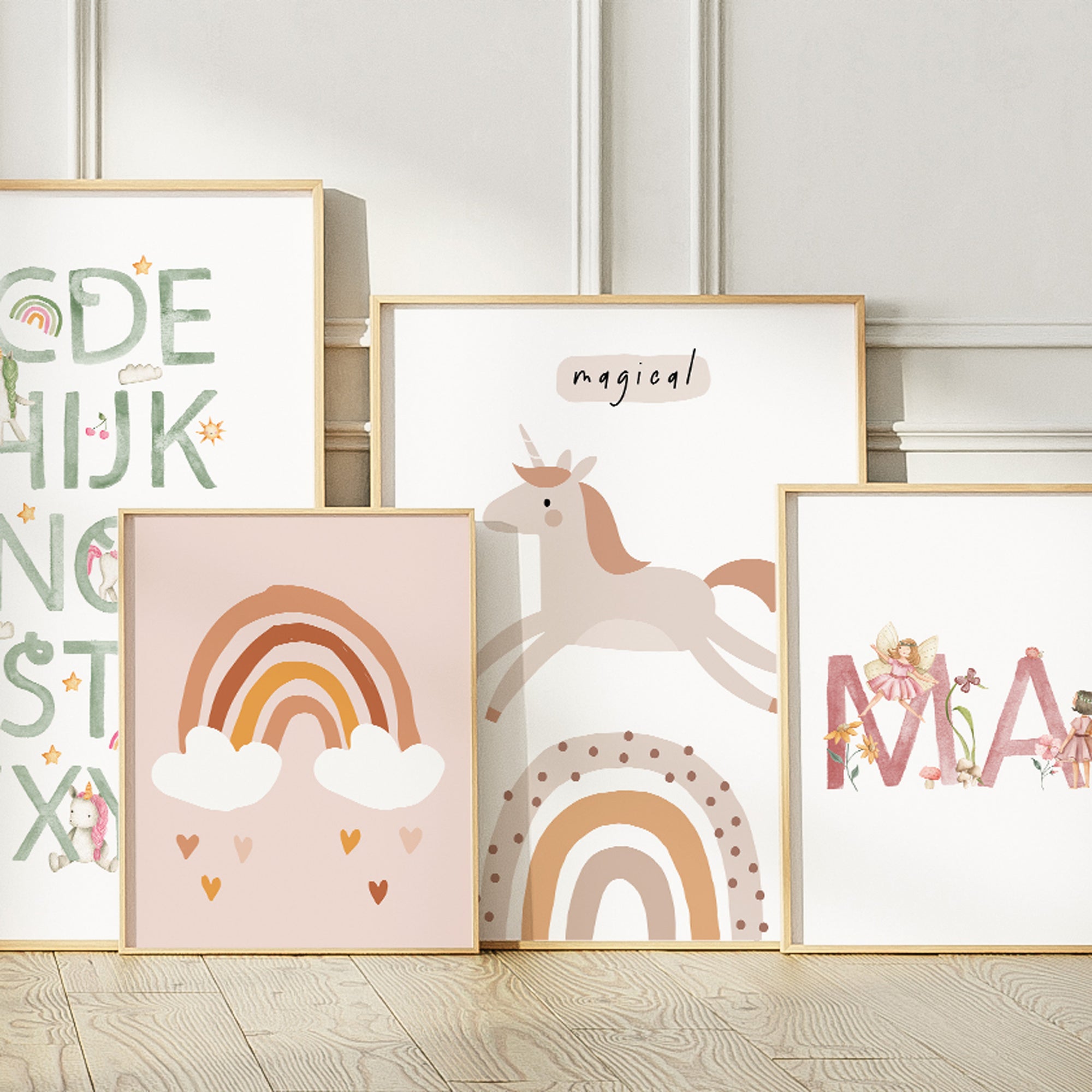Girls Nursery Wall Art Prints | Kids Prints Australia – The Kids Print ...