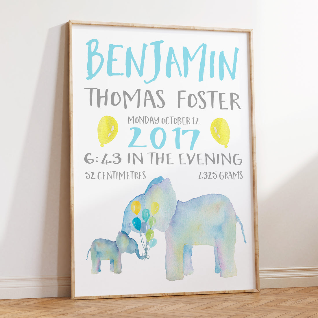 Birth Prints | Birth Details Print | Personalised Birth Prints – Page 2 ...