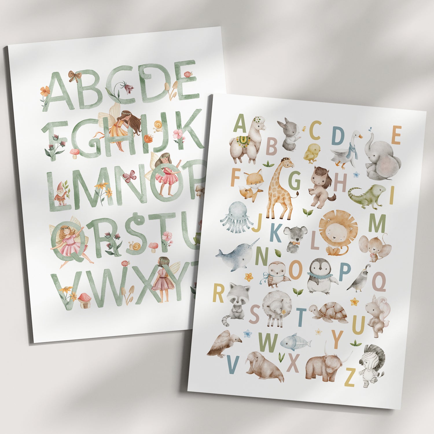 Alphabet Print | Unicorn Nursery Wall Art | Girls Room Decor – The Kids ...