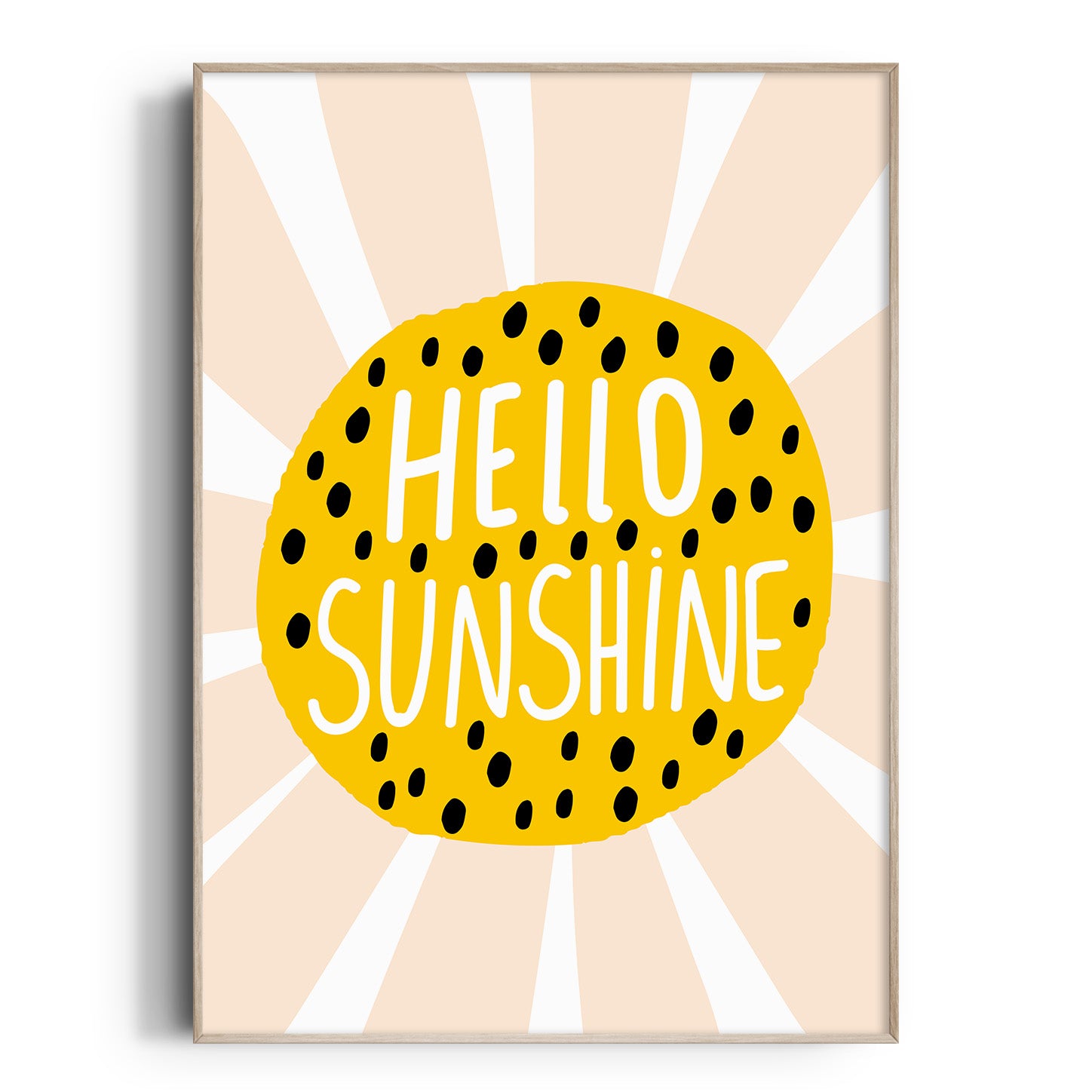 Sunflower Nursery Print | Hello Sundshine Wall Art | The Kids Print ...
