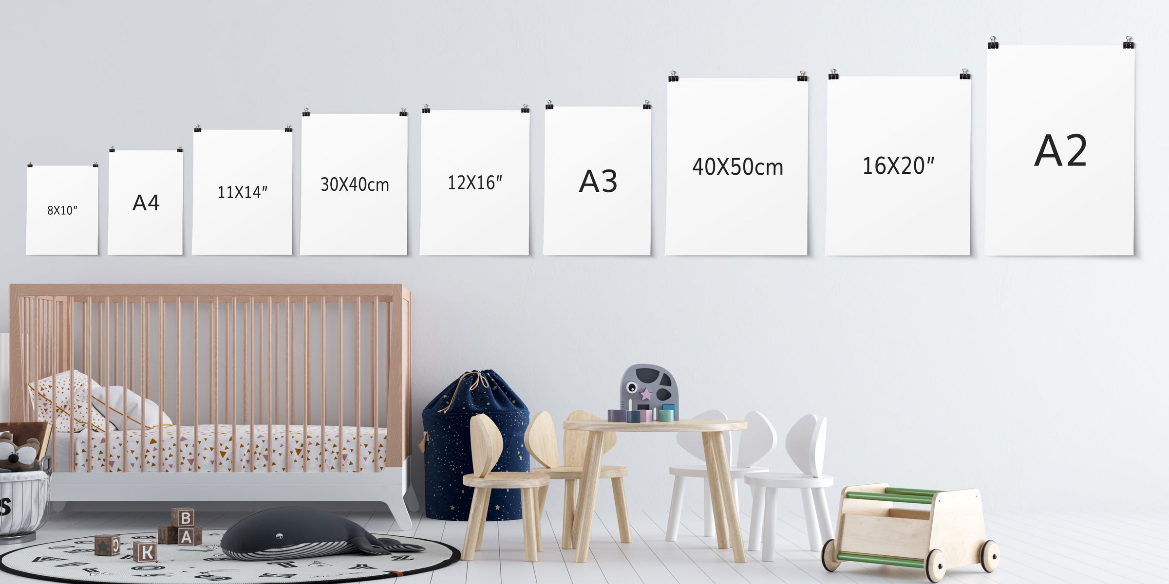 Customised Birth Print | Tribal Boho Teepee | Girls Wall Art Prints