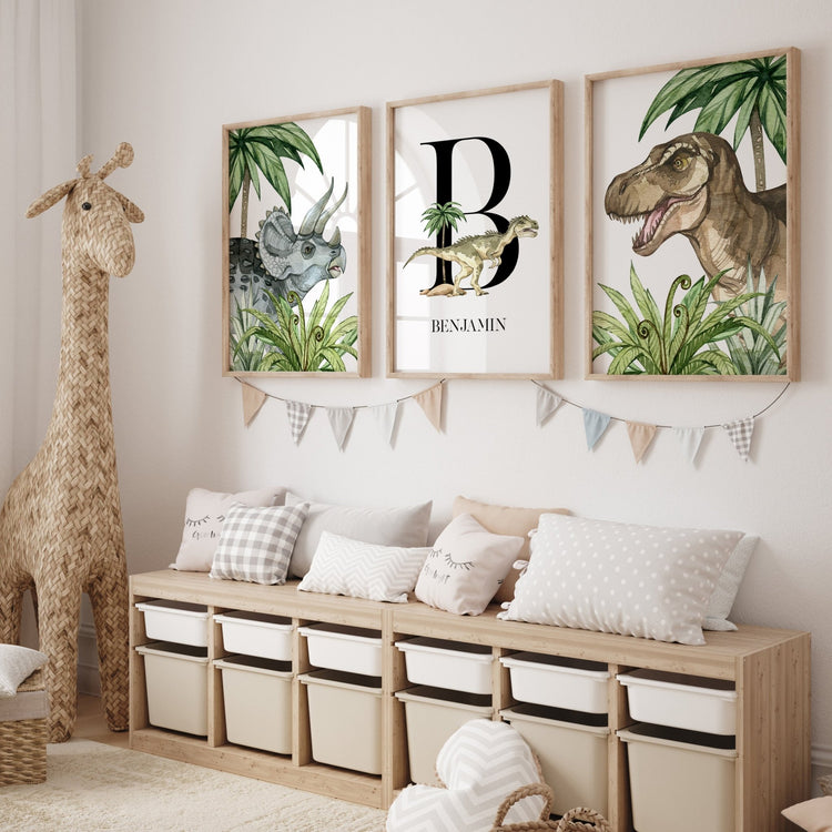 Boys Dinosaur Nursery Prints | Kids Wall Art Australia – The Kids Print ...