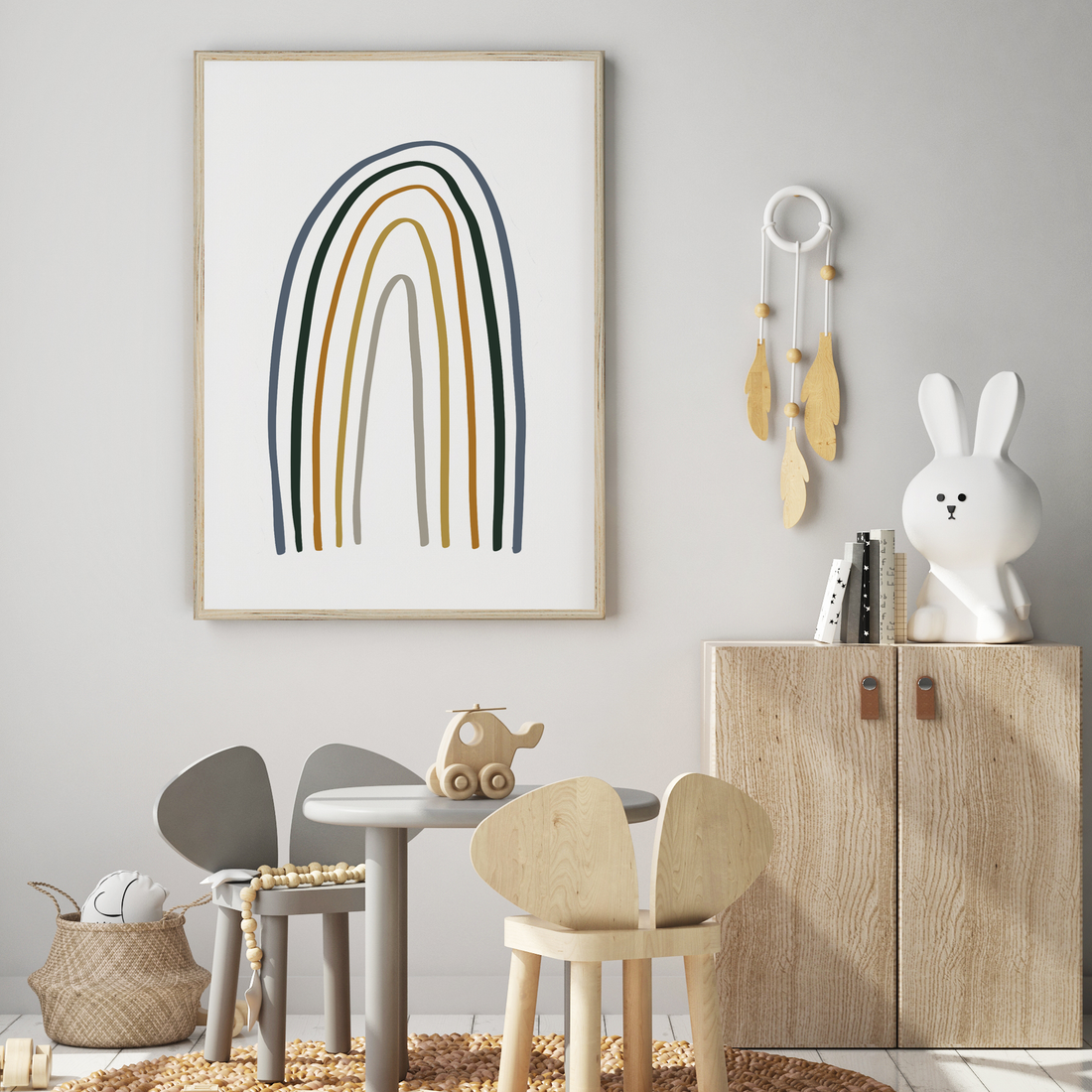 Rainbow Wall Art | Fairy Nursery Prints | Unicorn Nursery Wall Art ...