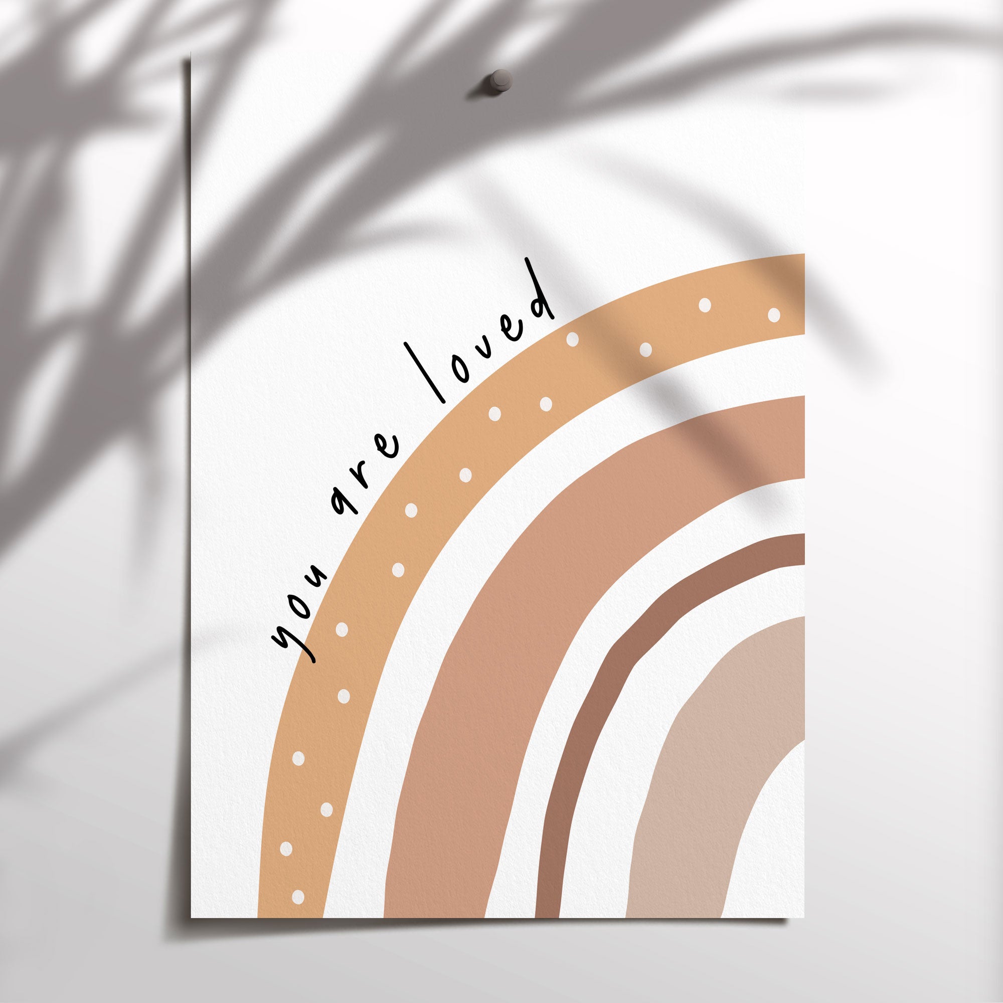 Rainbow Nursery Print | Boho Wall Art | Kids Wall Art – The Kids Print ...